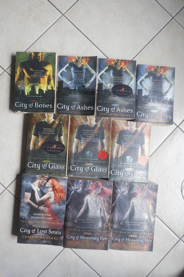 Mortal Instruments Series by Cassandra Clare ~ City of Bones Ashes ...