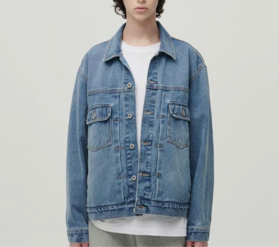 MUSINSA Relaxed Denim Jacket, Men's Fashion, Coats, Jackets and ...