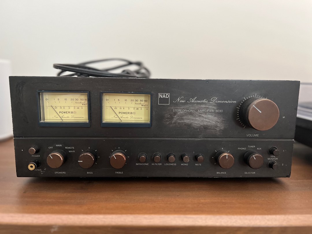 NAD New Acoustic Dimension 3030 Amplifier, Audio, Soundbars, Speakers ...