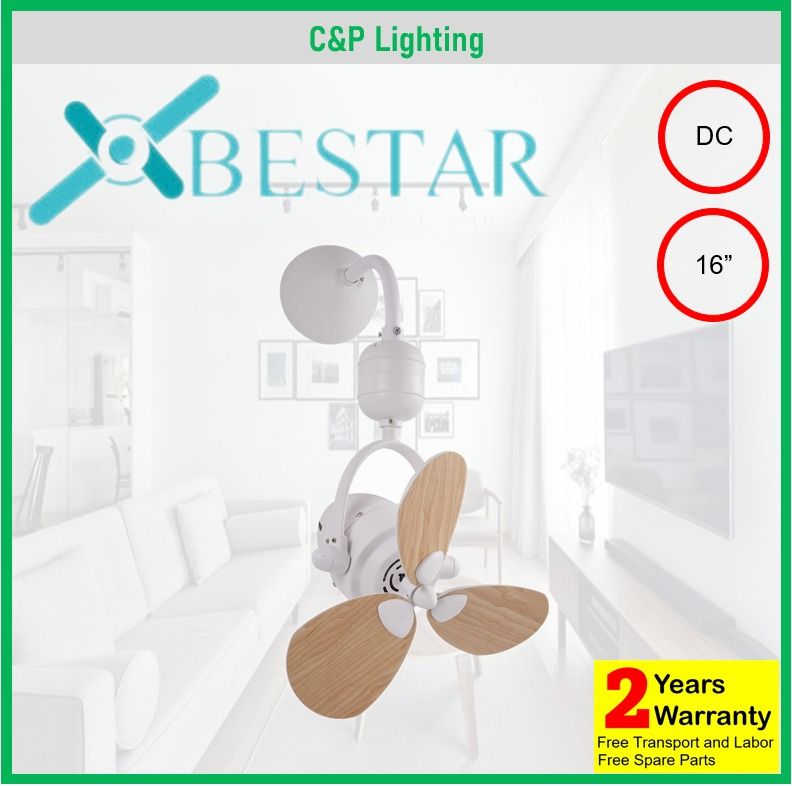 [New Launch] Bestar Duo 16" Corner Fan with Wall / Ceiling Mount with ...