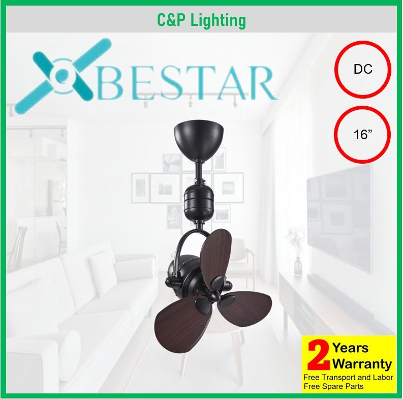 [New Launch] Bestar Duo 16" Corner Fan with Wall / Ceiling Mount with ...
