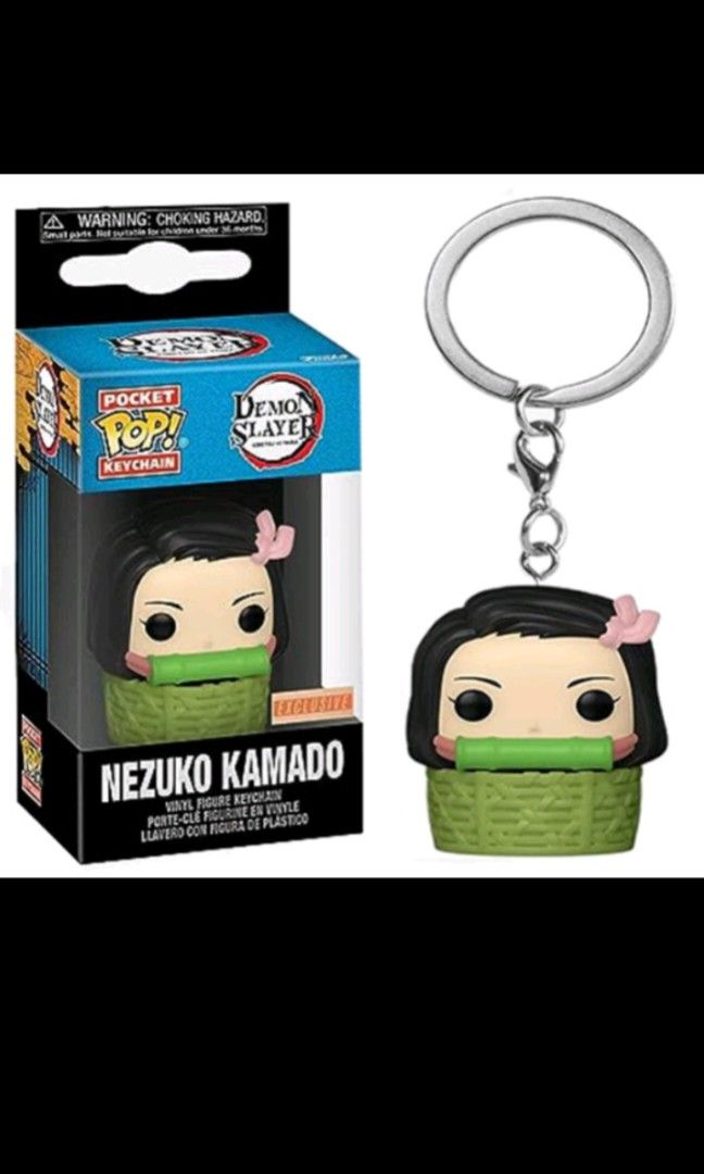 Nezuko Kamado Keychain (Basket), Hobbies & Toys, Memorabilia ...