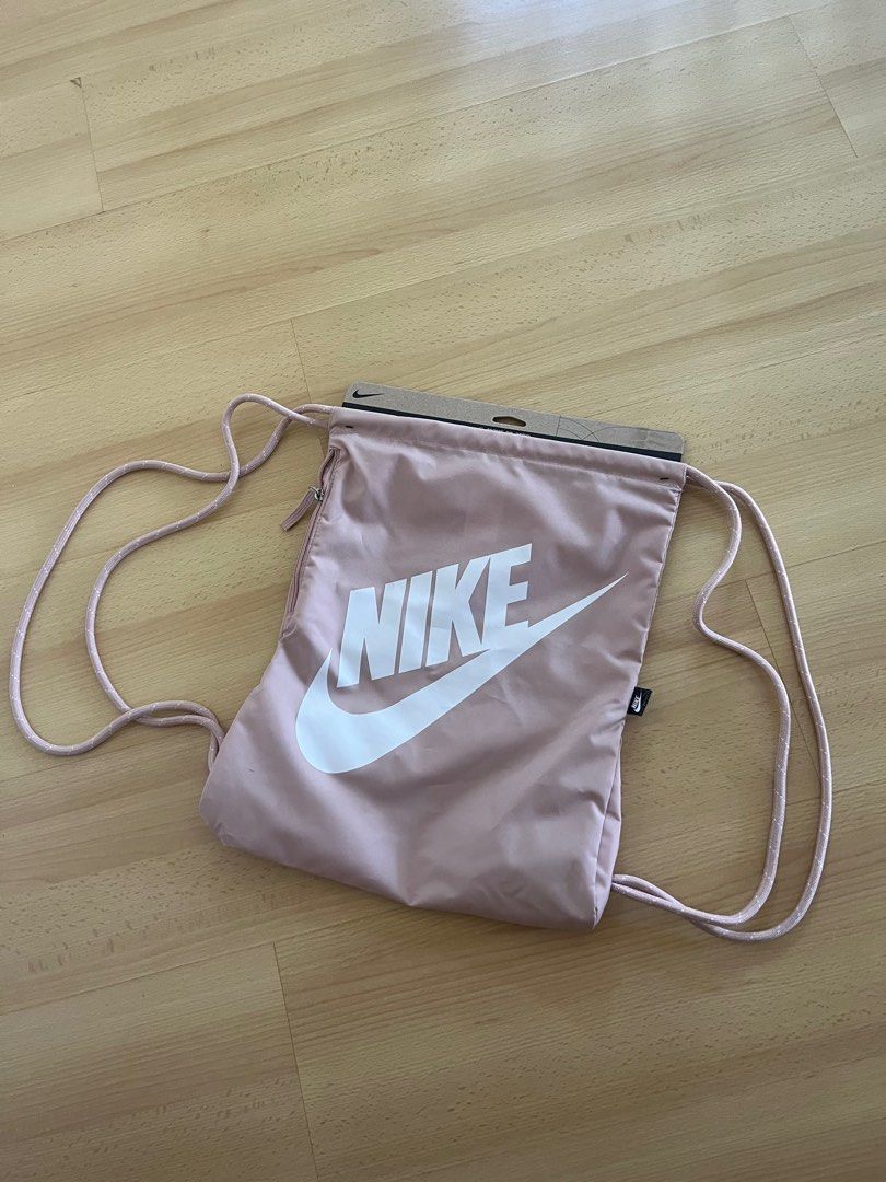 Nike Heritage Pink Drawstring, Women's Fashion, Bags & Wallets ...