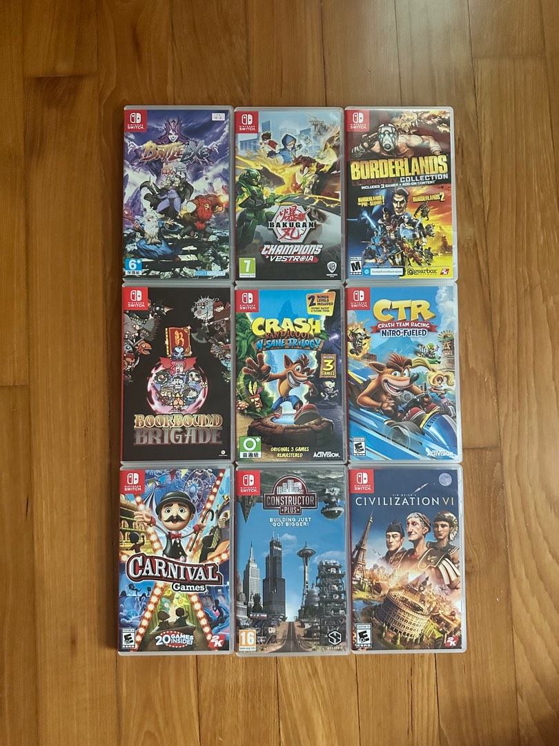 Nintendo Switch game BattleExe / Bakugan Champions / Borderlands ...