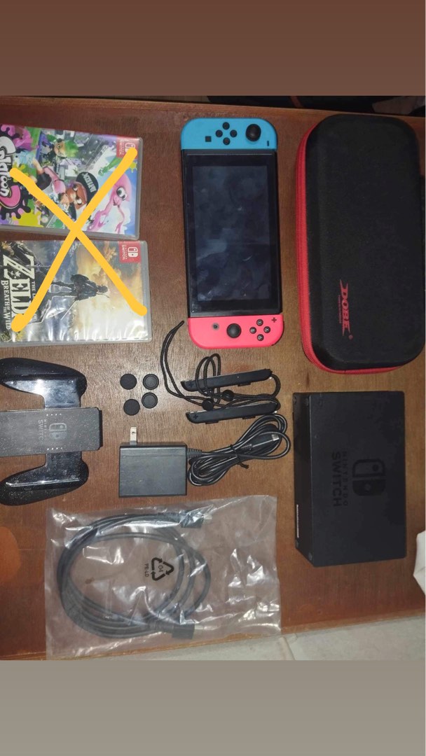 Nintendo Switch V2 (second hand), Video Gaming, Video Game Consoles ...
