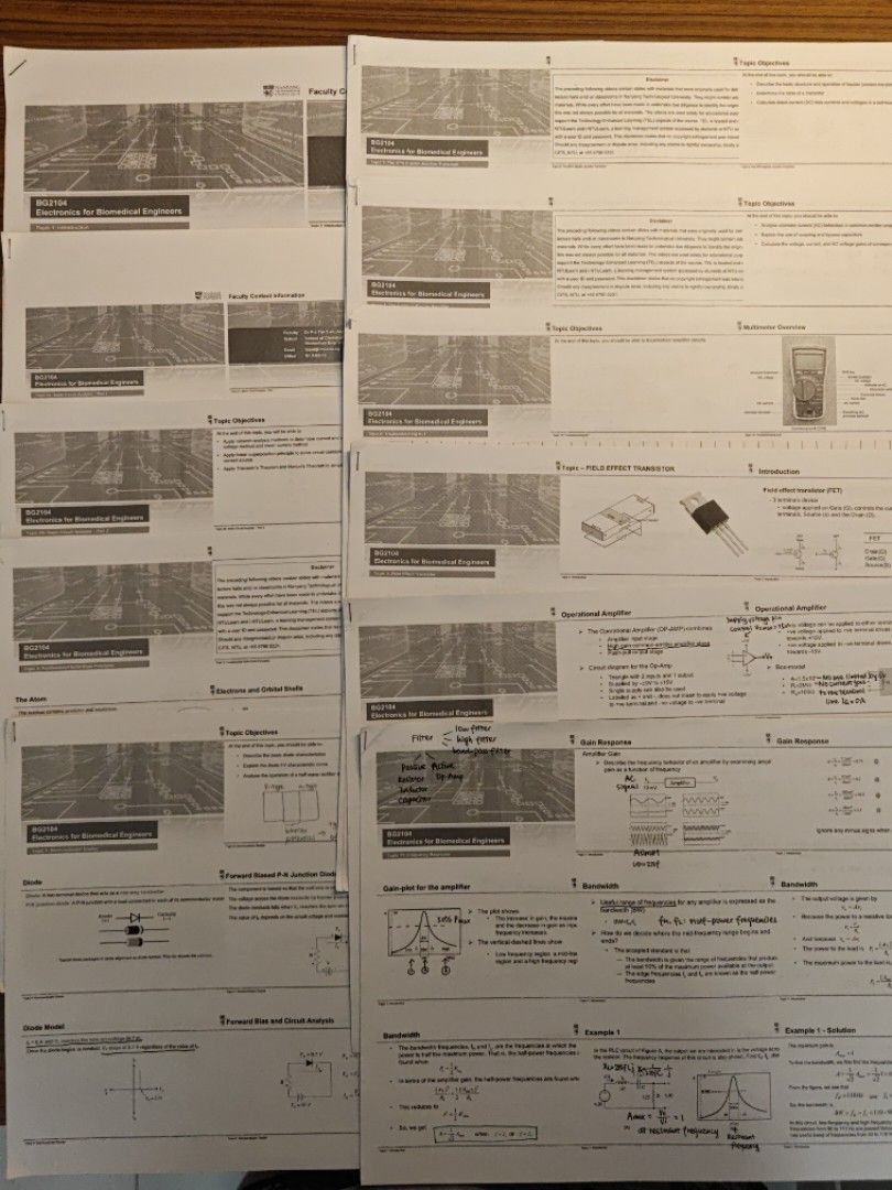 NTU BG2104 Leture Notes, Tutorials and Past Year Papers, Hobbies & Toys ...
