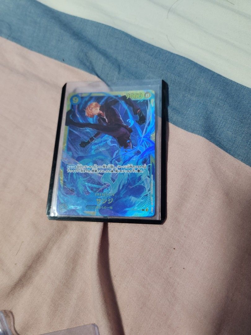 One piece tcg sanji sec, Hobbies & Toys, Toys & Games on Carousell