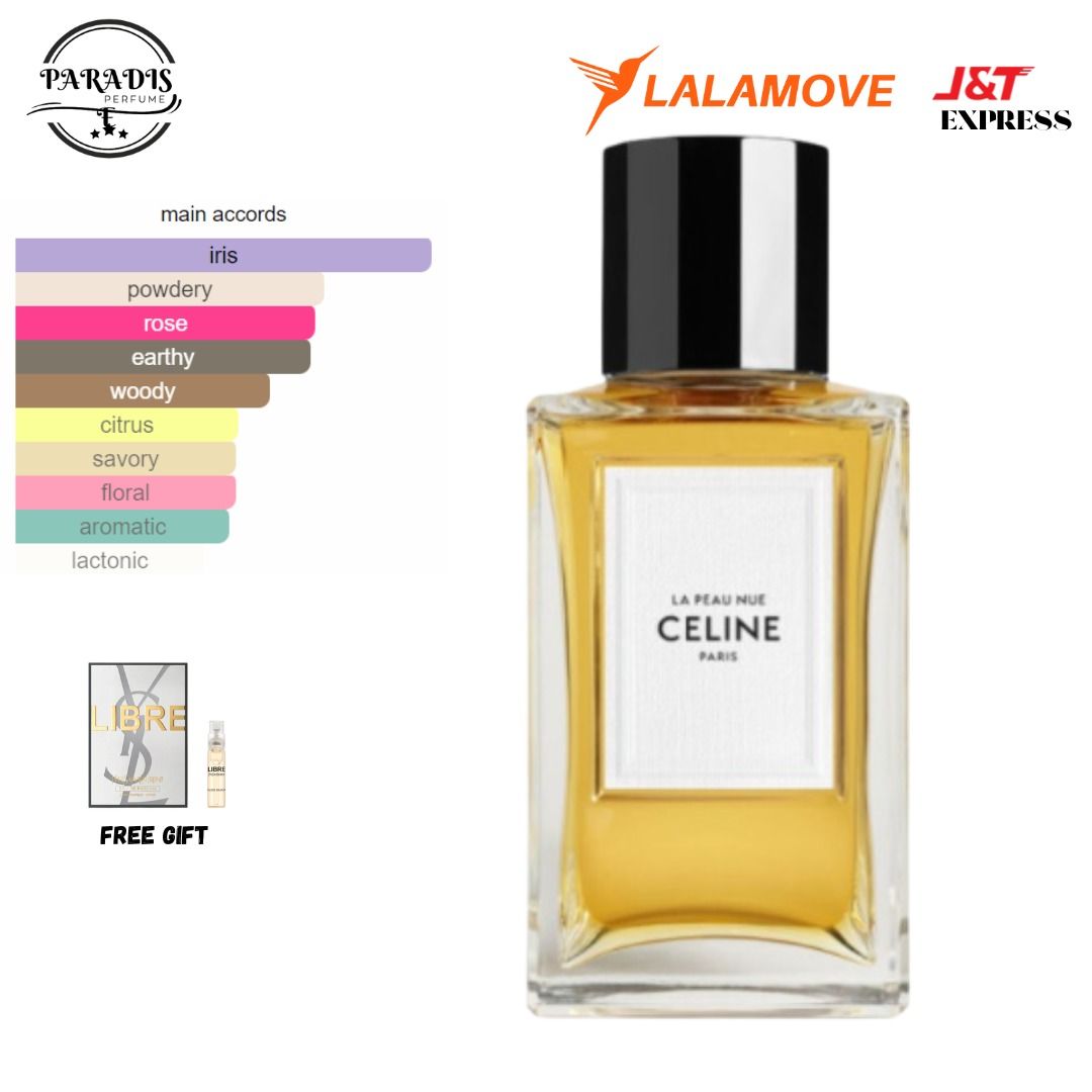 ORIGINAL AUTHENTIC CELINE PARIS- LA PEAU NUE EDP 100ML (WITH PAPER BAG ...