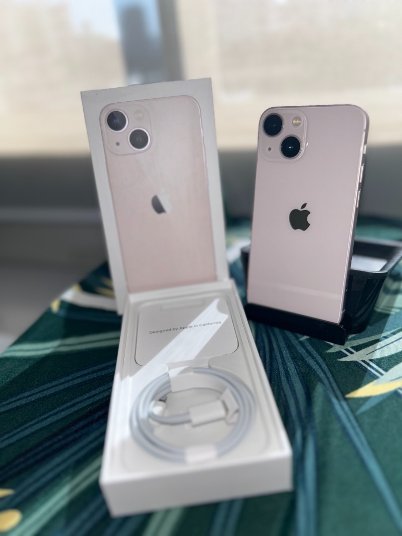Original iPhone 13 Mini 128GB Pink, Mobile Phones & Gadgets, Mobile ...