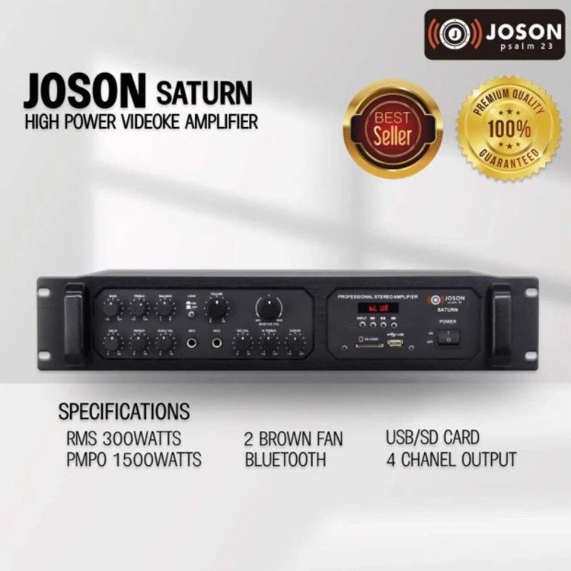 Original JOSON SATURN INTEGRATED PROFESSIONAL AMPLIFIER, Audio ...