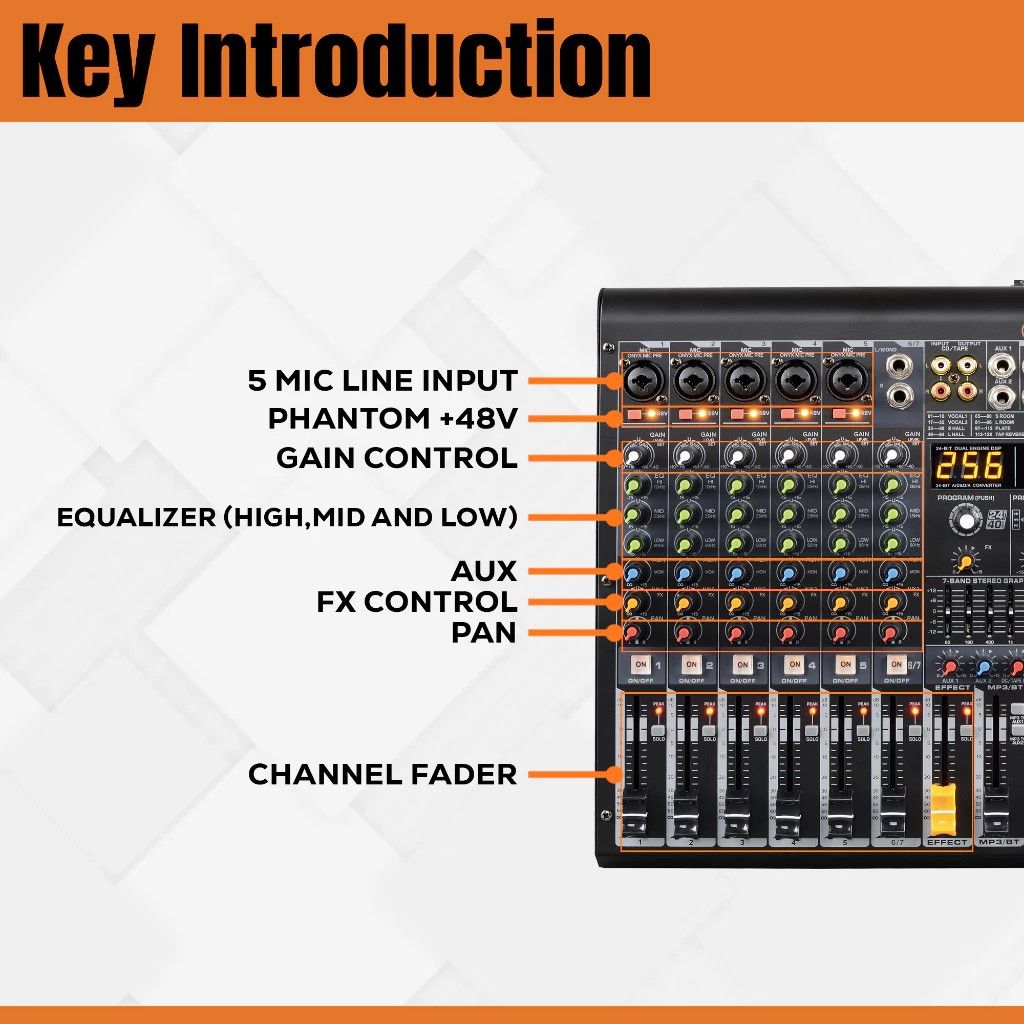 Original JOSON SPIDER 6CH PROFESSIONAL MIXER (6CHANNEL), Audio ... Original JOSON SPIDER 6CH PROFESSIONAL MIXER (6CHANNEL), Audio ...