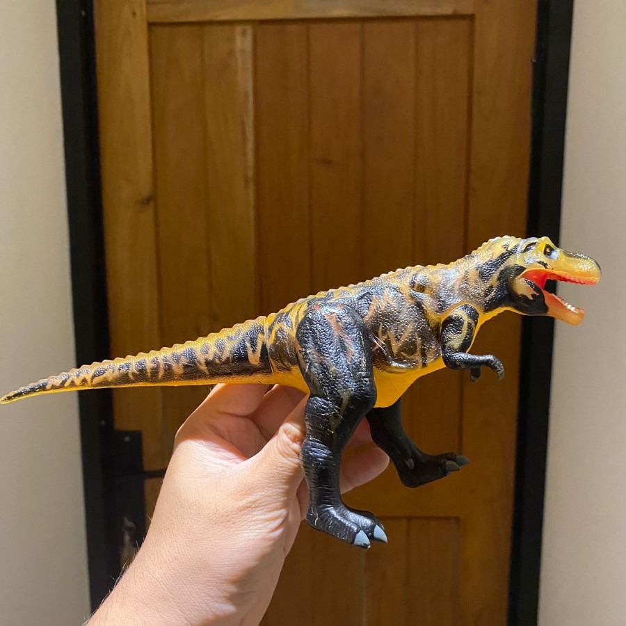 Original SEGA Toys Seth's Black T-Rex Dinosaurus King Jurassic, Toys & Collectibles, Mainan di ...