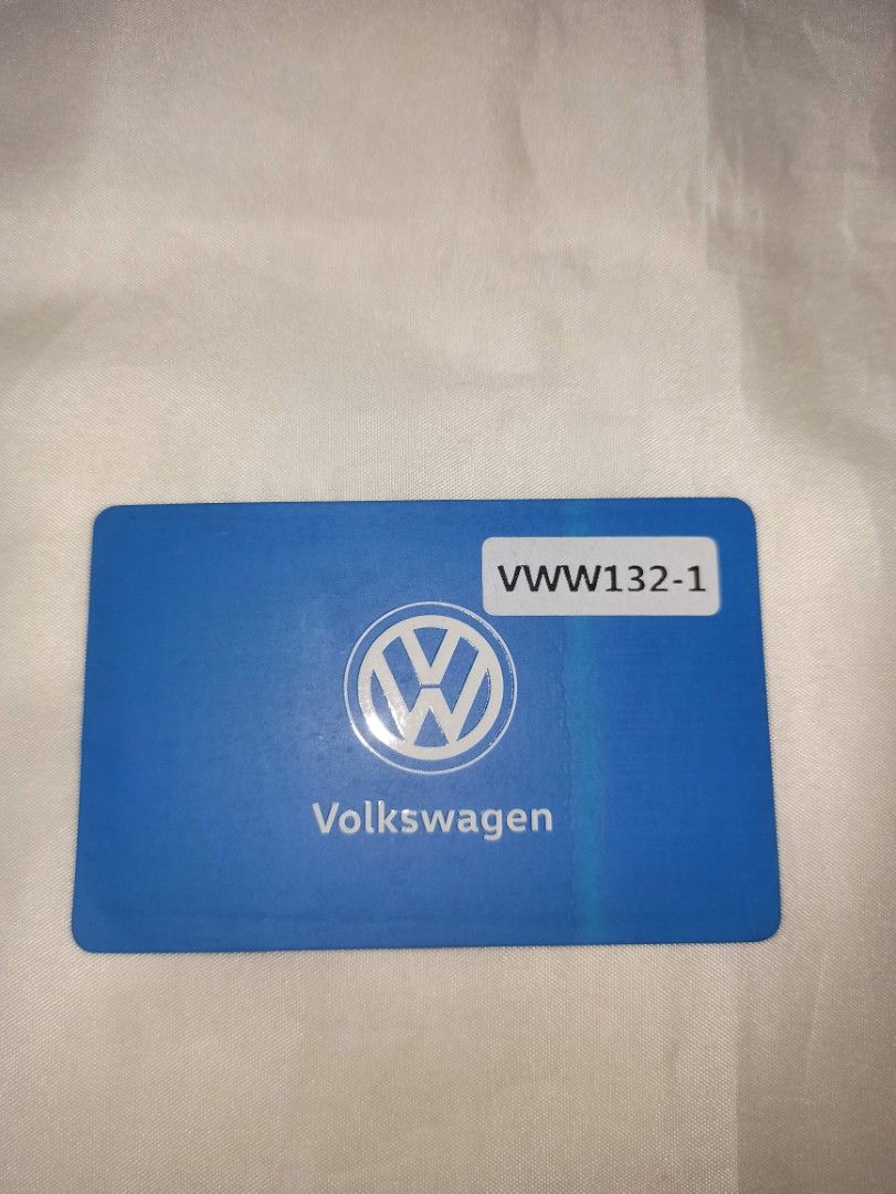 Original Volkswagen Dark Brown Genuine Leather RFID Wallet, Men's ...