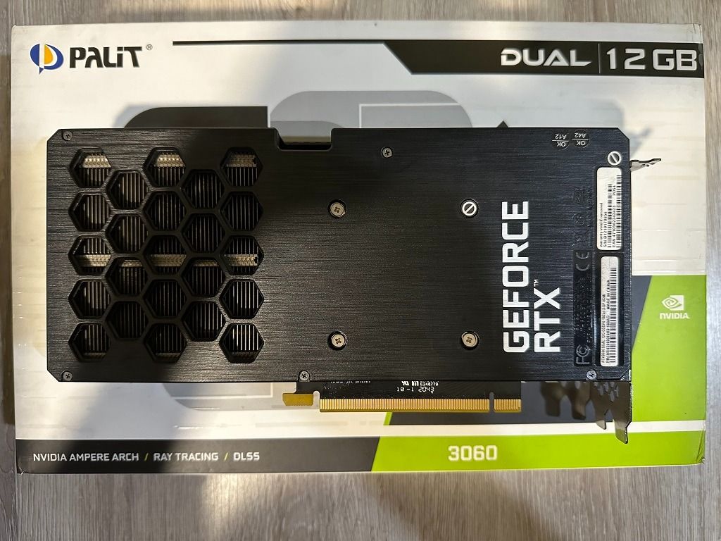 Palit RTX3060 12G 12GB RTX 3060 full box set Warranty till February ...