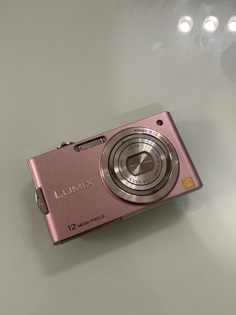 Panasonic lumix MDC-fx60 pink, Photography, Cameras on Carousell