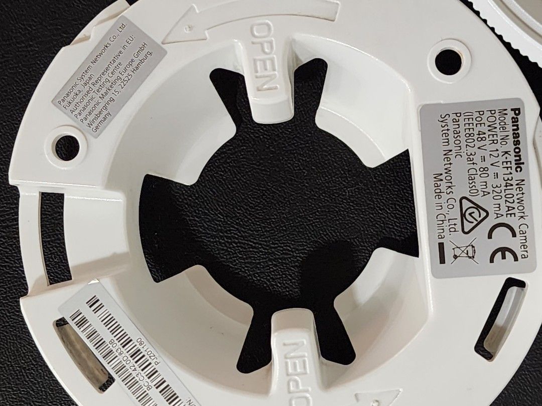 Panasonic POE CCTV Dome Camera, Furniture & Home Living, Security ...