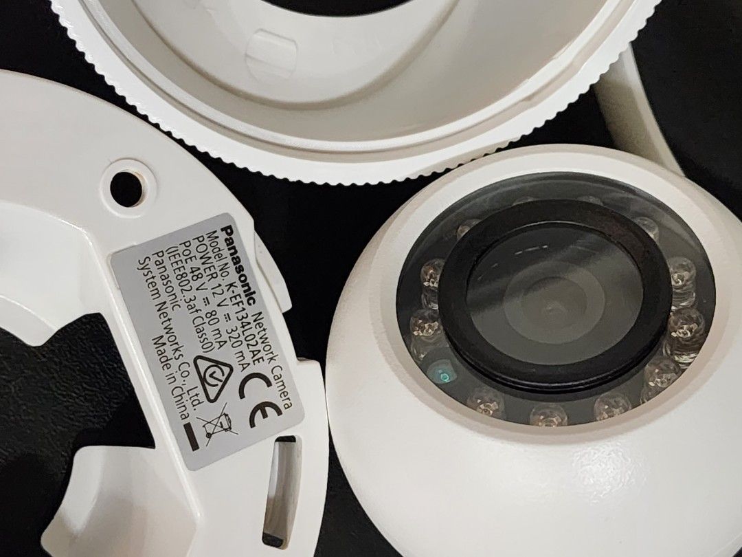 Panasonic POE CCTV Dome Camera, Furniture & Home Living, Security ...