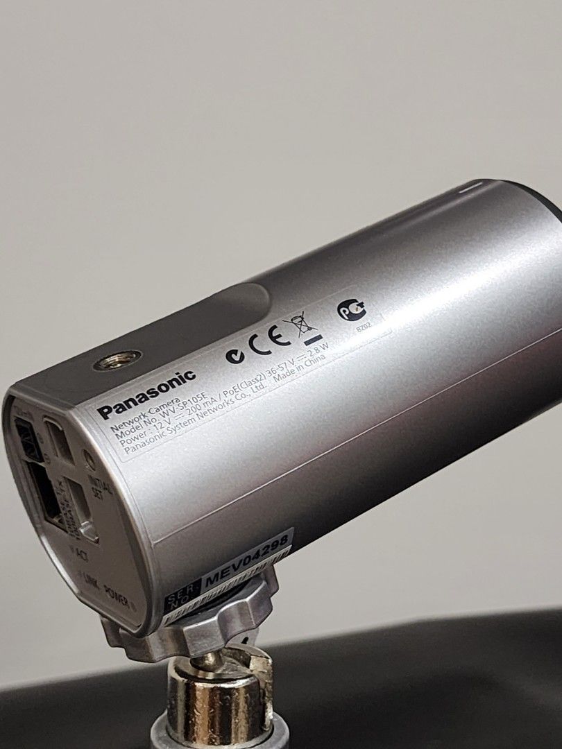 Panasonic WV-SP105 POE Camera, Furniture & Home Living, Security ...