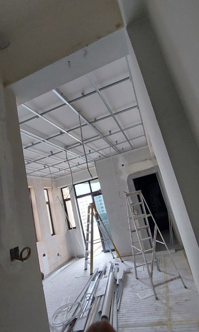 Partition wall and false ceiling installation works, Home Services ...