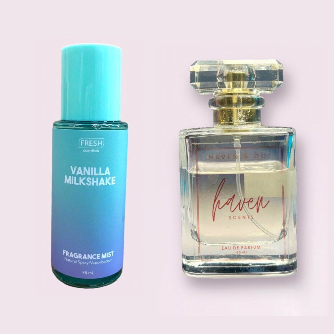 [perfume bundle] vanilla milkshake by fresh scentlab + haven and co ...