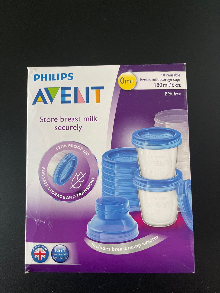Philips Avent Breast Milk Storage Cups, Babies & Kids, Nursing ...
