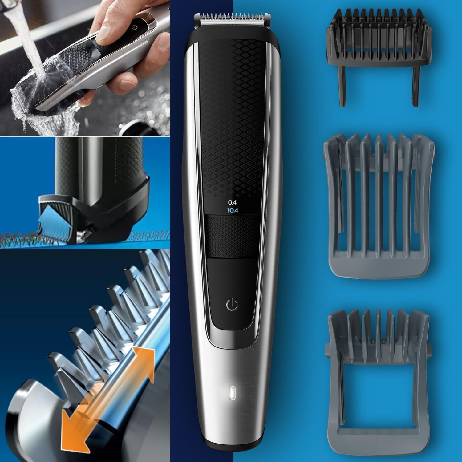 Philips Norelco All-in-One Cordless Multigroom Turbo-Powered Beard ...