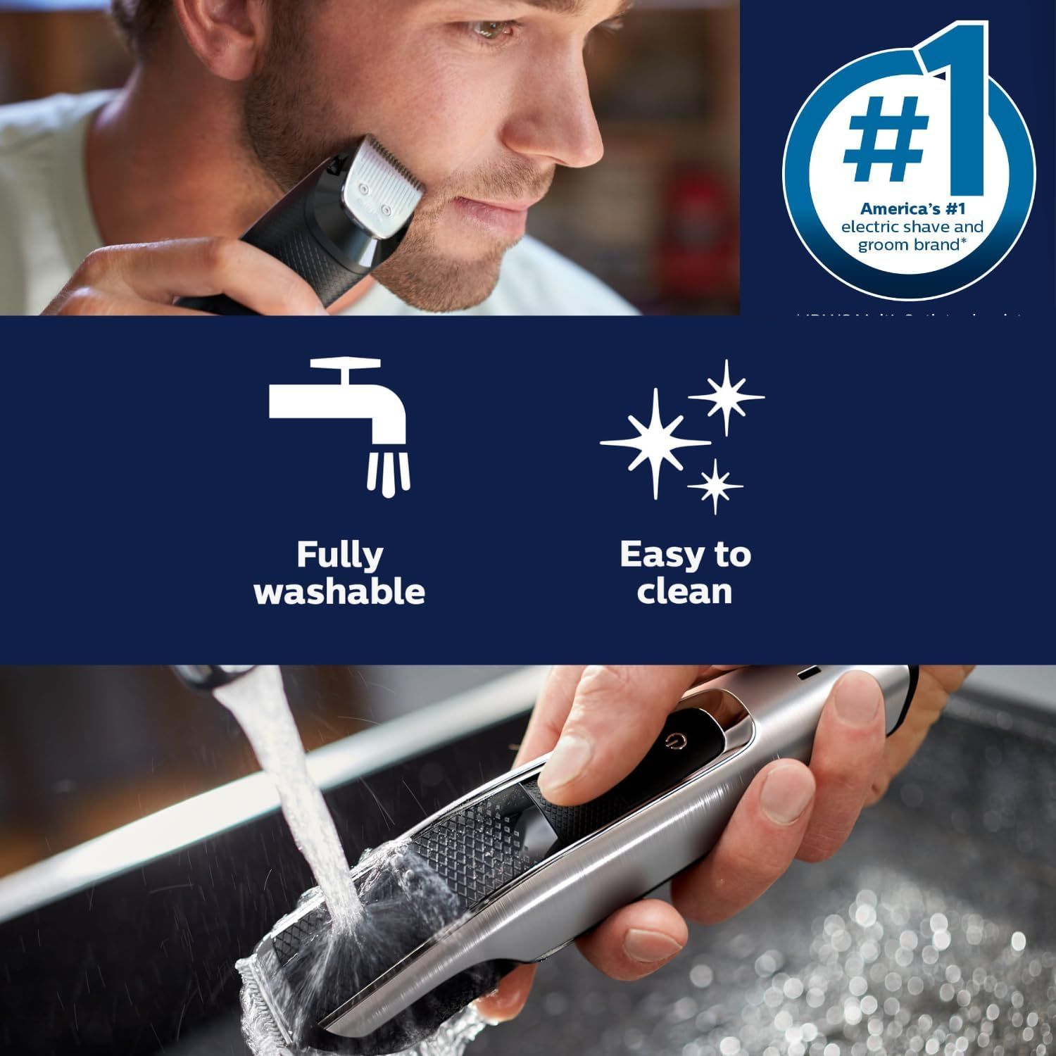 Philips Norelco All-in-One Cordless Multigroom Turbo-Powered Beard ...