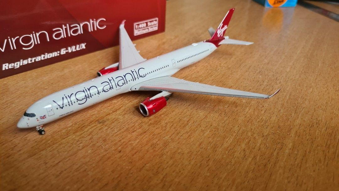 Phoenix Virgin Atlantic G-VLUX 1:400 A350-1000 model, Hobbies & Toys ...
