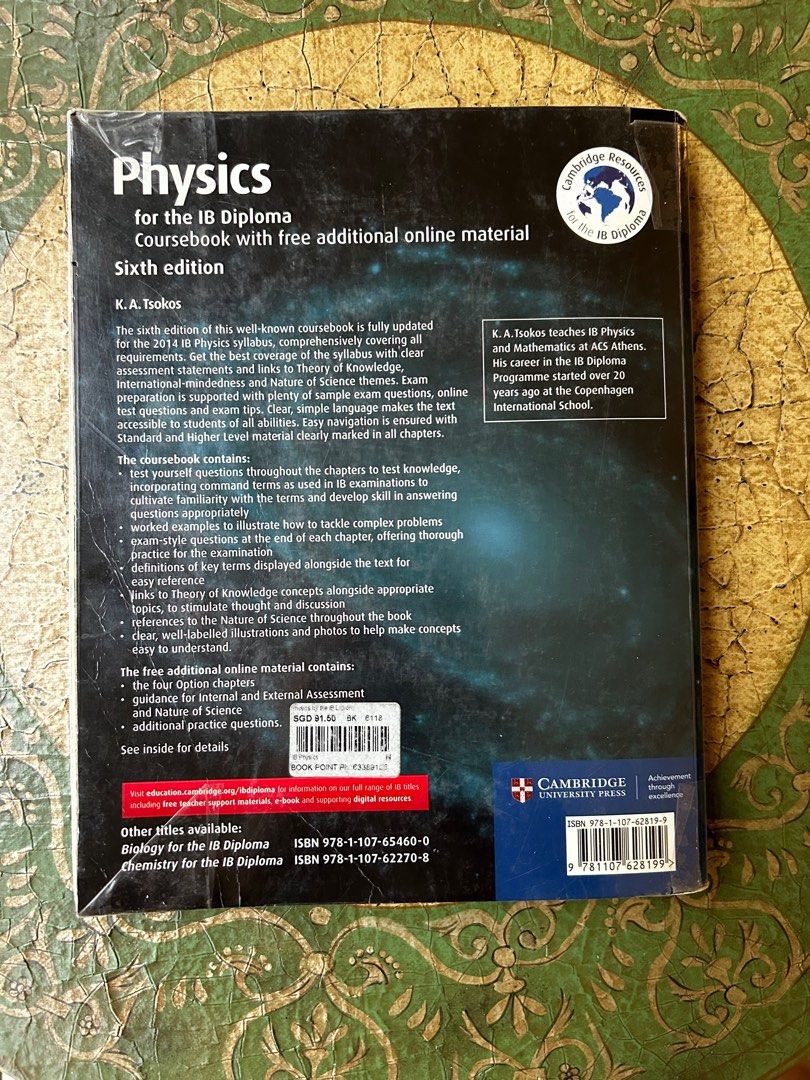 Physics for the IB Diploma K.A. Tsokos, Hobbies & Toys, Books ...