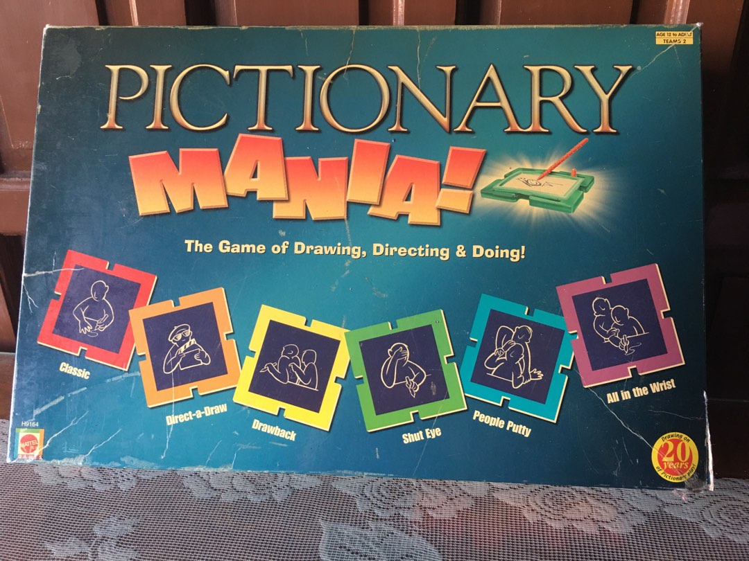 Pictionary Mania and Troll doll, Hobbies & Toys, Toys & Games on Carousell