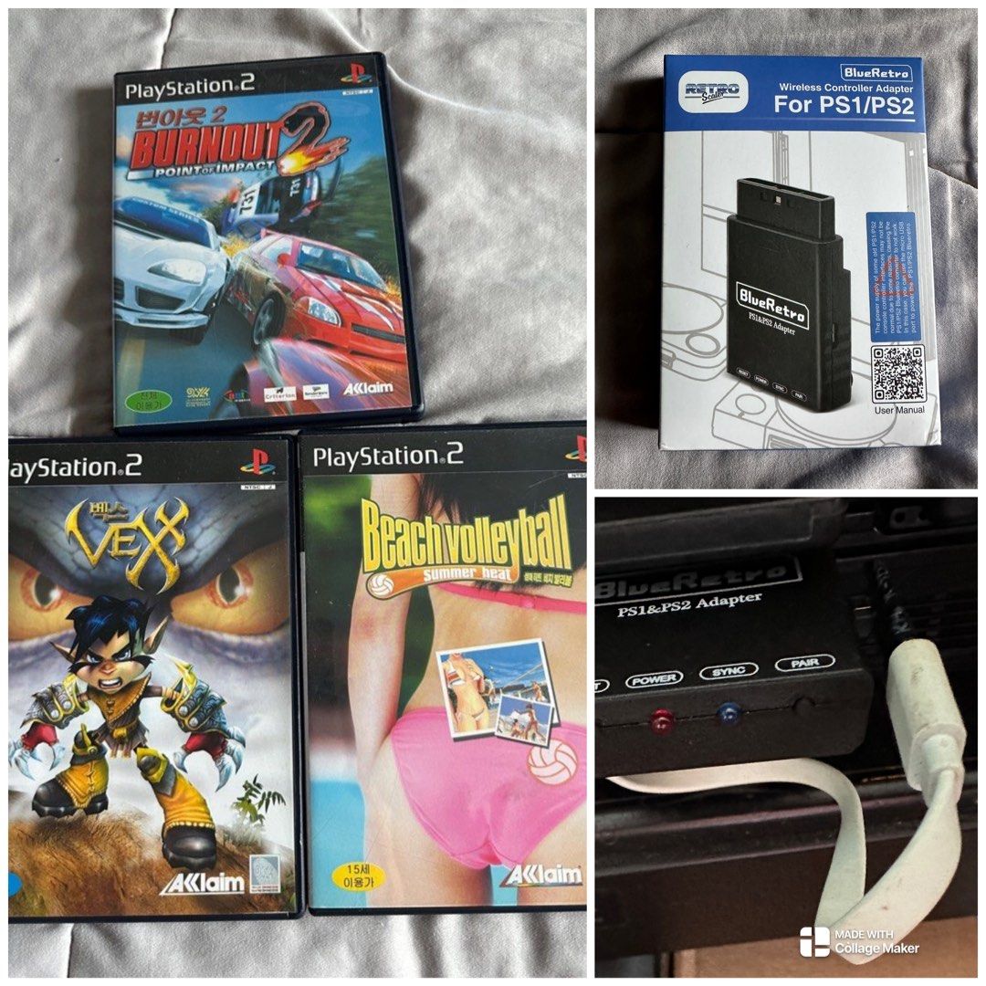 PlayStation Ps2 fat console with estimate 450 Ps2 game install on 2tb ...