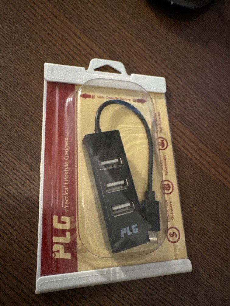 PLG Type C 4 in 1 Hub, Computers & Tech, Parts & Accessories, Cables & Adaptors on Carousell