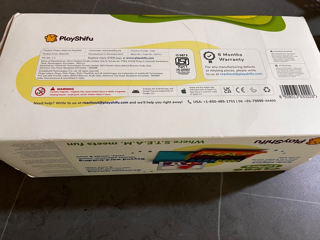 Pluto Letters by PlayShifu, word alphabet latter educational STEM toy ...