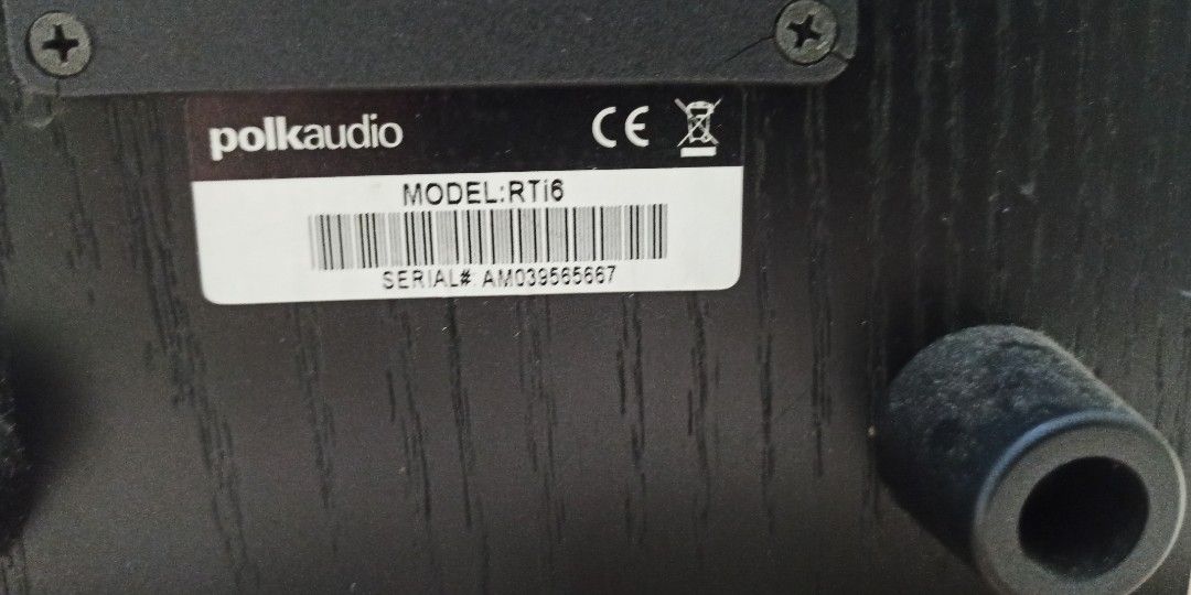 Polkaudio RTi6 speaker, Audio, Other Audio Equipment on Carousell