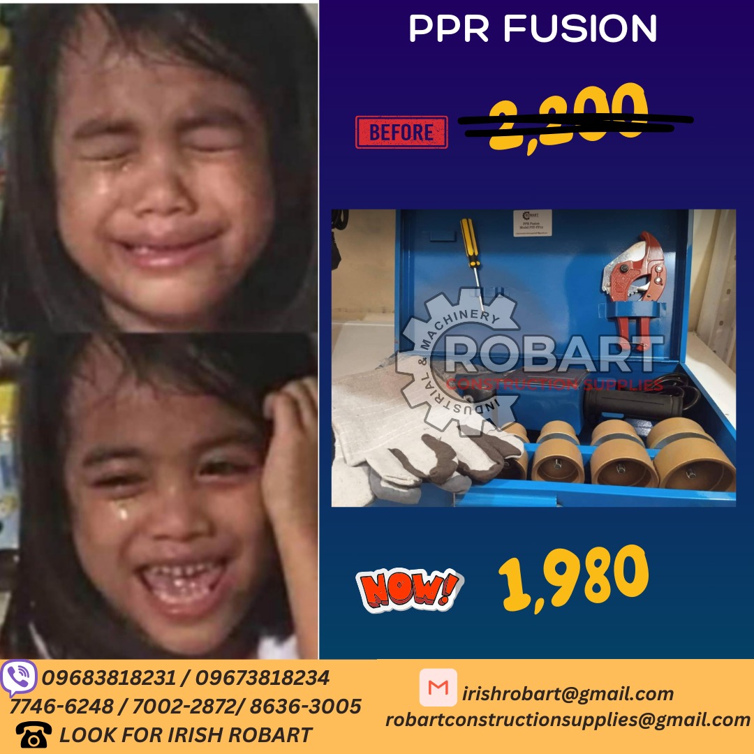 ppr fusion prime, Commercial & Industrial, Construction Tools & Equipment on Carousell