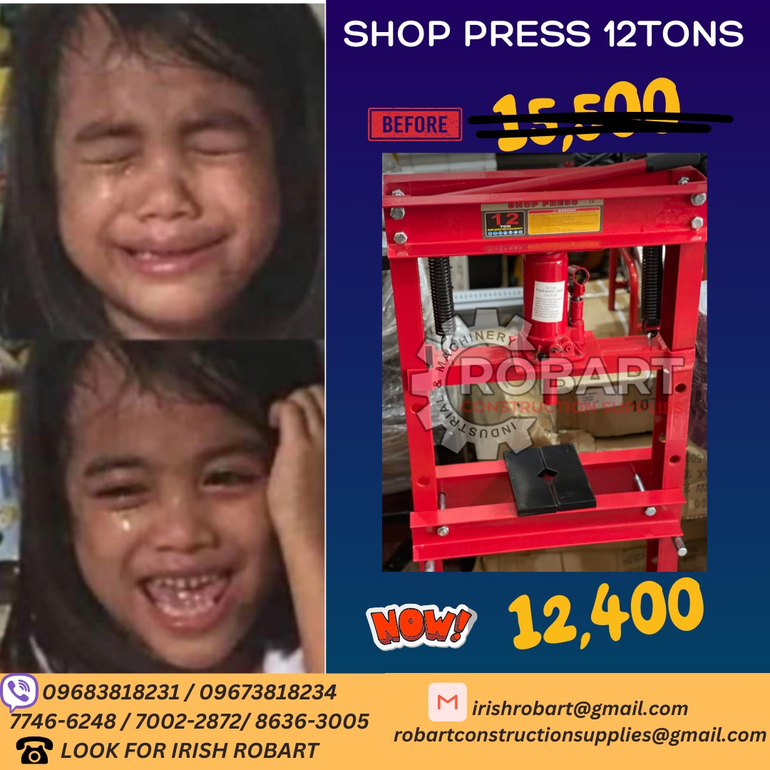 PPR SHOP PRESS, Commercial & Industrial, Construction Tools & Equipment ...