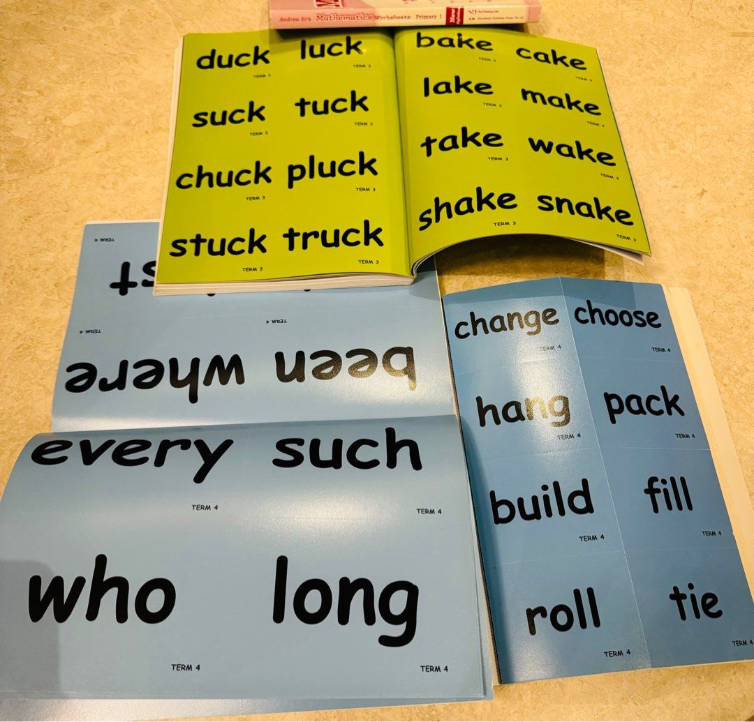 K2 to Primary 1 English Assessments: High Frequency Word Families ...