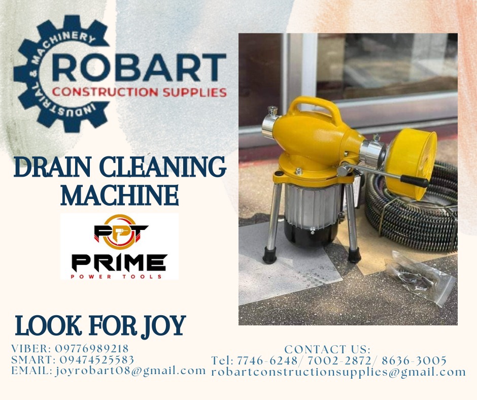 PRIME DRAIN CLEANING MACHINE, Commercial & Industrial, Construction ...