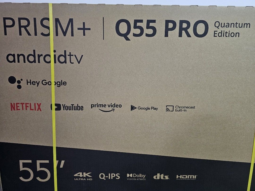 Prism+ Q55 Pro Quantum Edition, TV & Home Appliances, TV ...