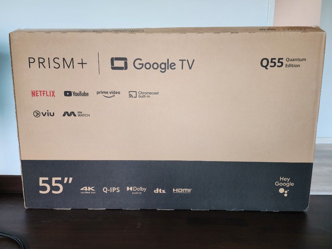 Prism+ Q55 Quantum Edition, TV & Home Appliances, TV & Entertainment ...