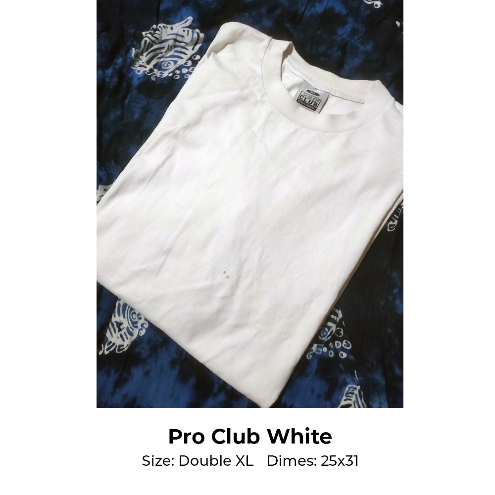 Pro club White Shirt, Men's Fashion, Tops & Sets, Tshirts & Polo Shirts ...