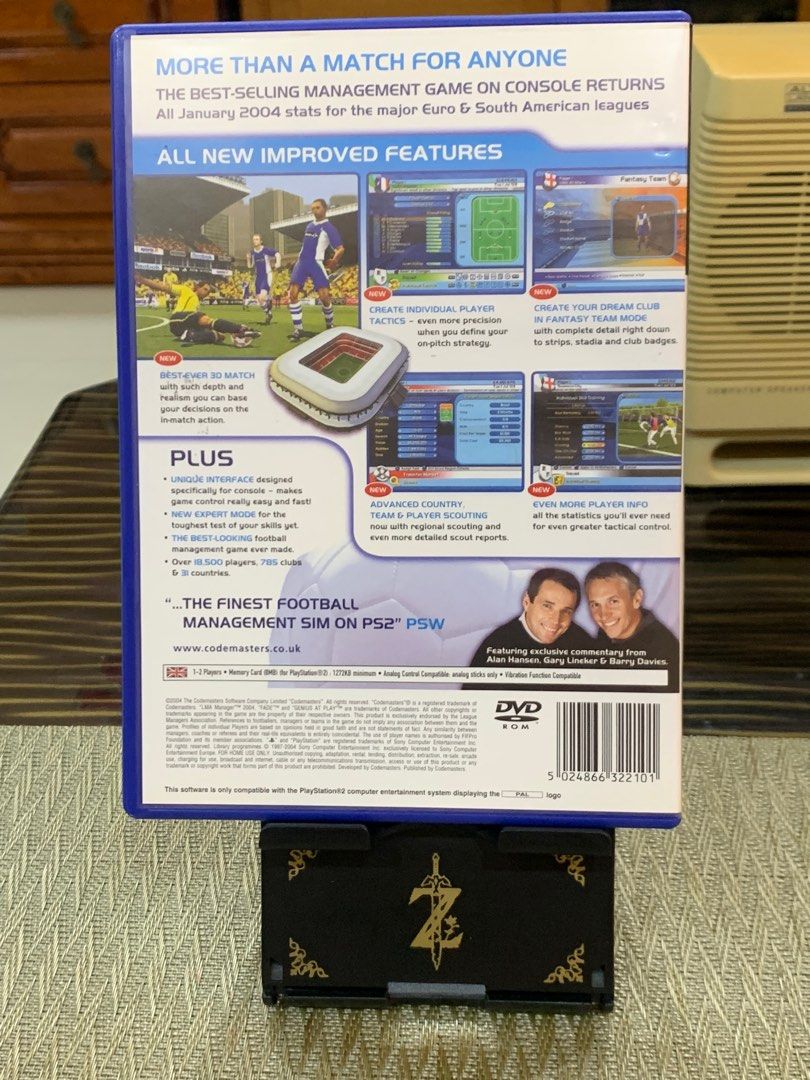 PS2 LMA MANAGER 2004(PAL), Video Gaming, Video Games, PlayStation on ...