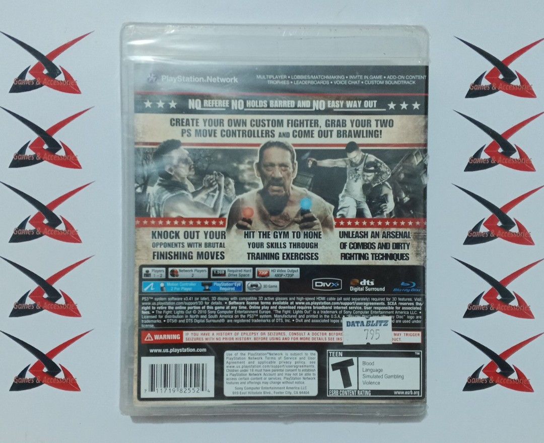 PS3 PlayStation 3 Game The Fight Light Out (Sealed) (Read Description ...
