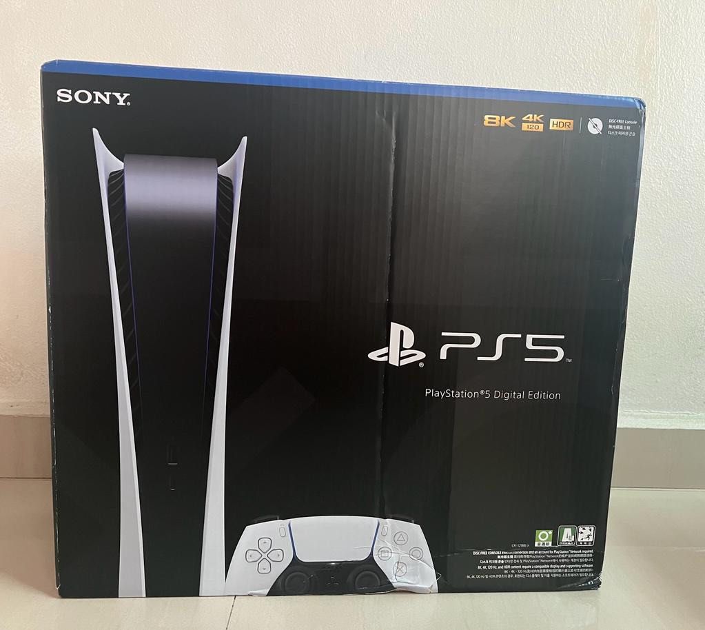 PS5 Digital Edition, Video Gaming, Video Game Consoles, PlayStation on ...