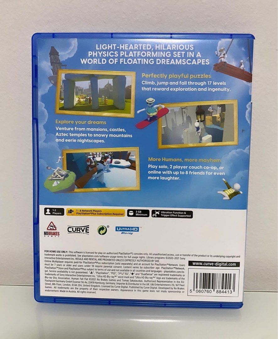 PS5 Games Human Fall Flat, Video Gaming, Video Games, PlayStation on ...