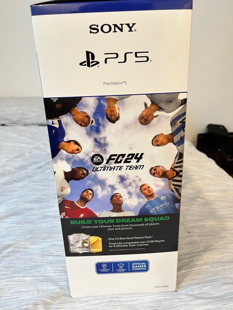 PS5 with EA Sports FC24 Football Bundle, Video Gaming, Video Game ...