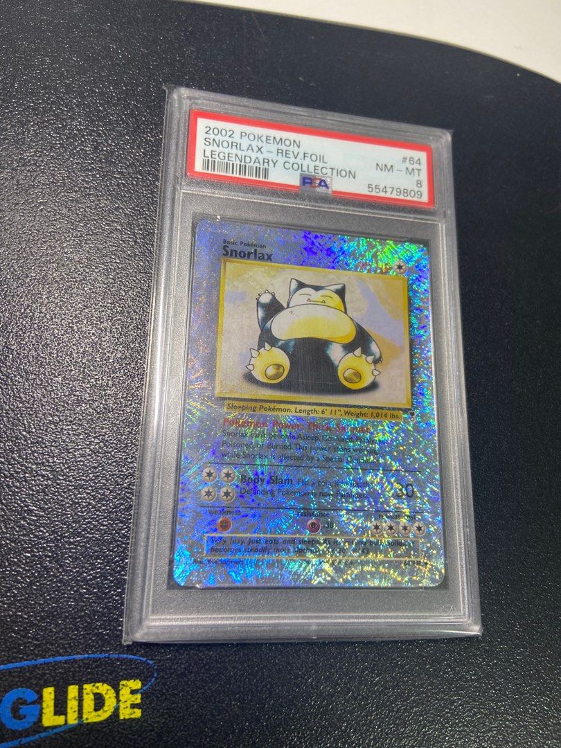 PSA 8 Snorlax 64/110 Reverse Foil Legendary Collection 2002 Pokémon ...