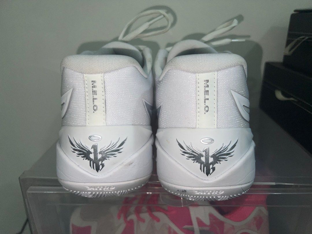 Puma Melo .02 low “triple white”, Men's Fashion, Footwear, Sneakers on ...