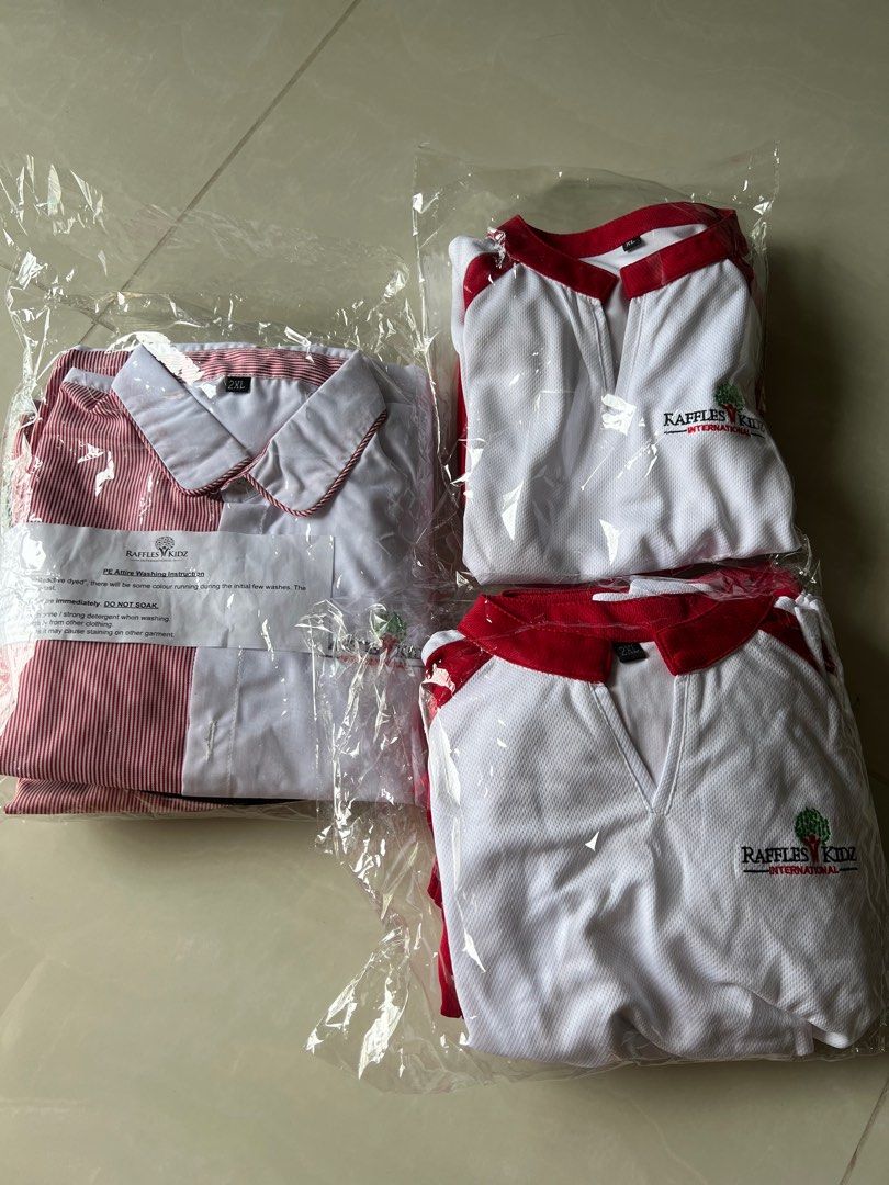 Raffles Kidz uniform and PE attire, Babies & Kids, Babies & Kids ...