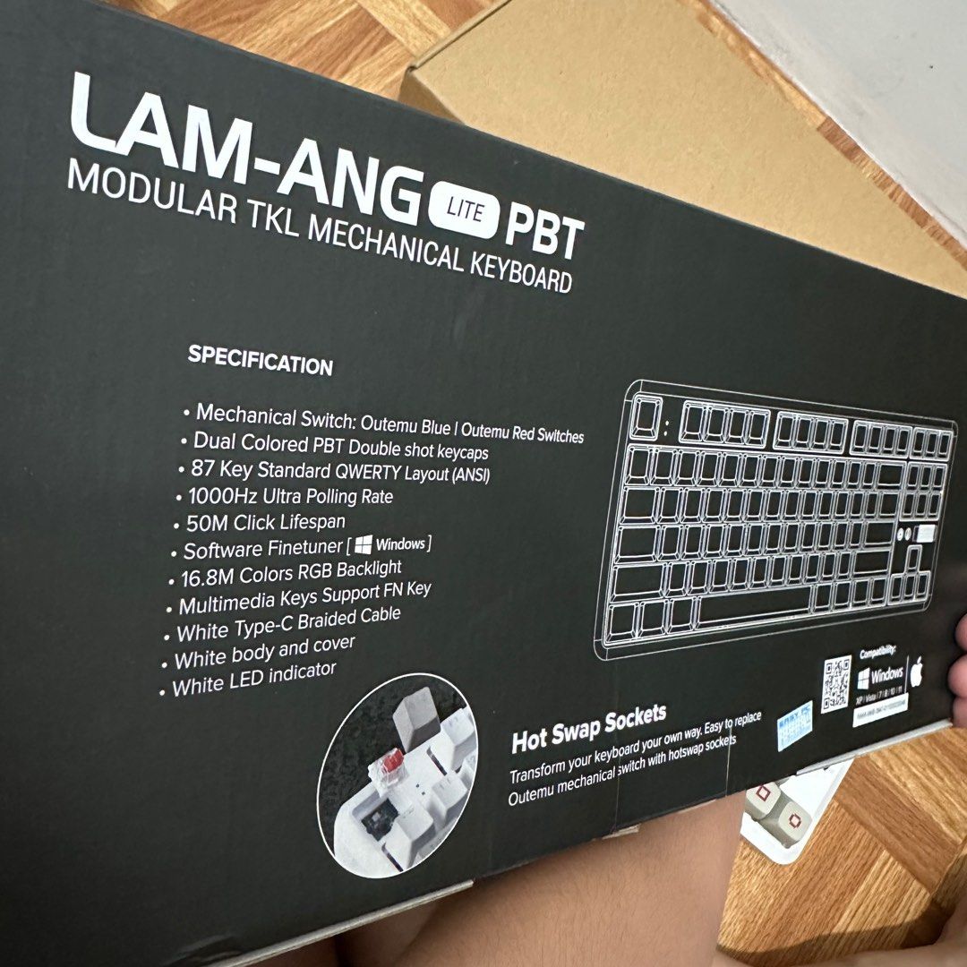 RAKK LAM-ANG LITE PBT HOT SWAPPABLE, Computers & Tech, Parts & Accessories, Computer Keyboard on ...